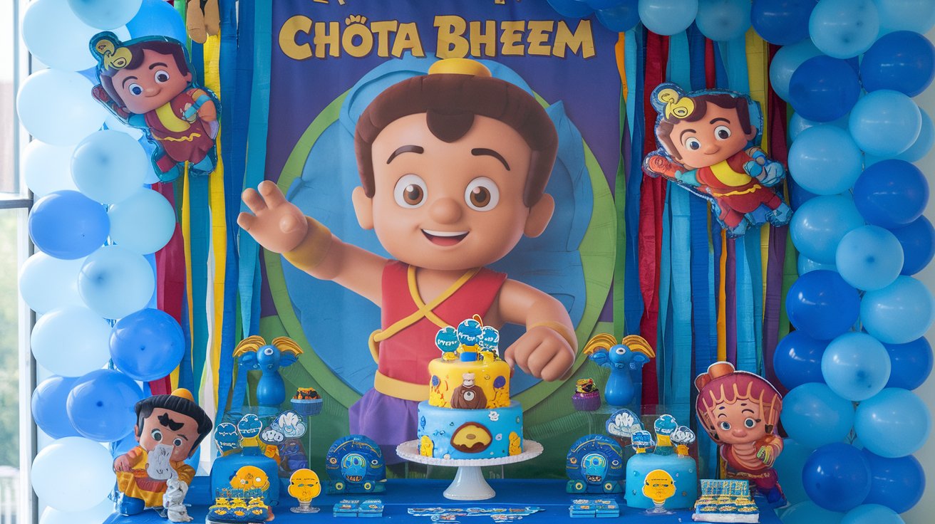 Chota Bheem Birthday Decoration: Theme Party Ideas for Kids' Celebrati ...