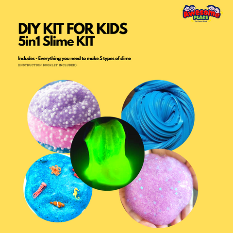 DIY Kit for Kids | 5 in 1 Slime Kit for Kids | Awesome Place – Awesome ...